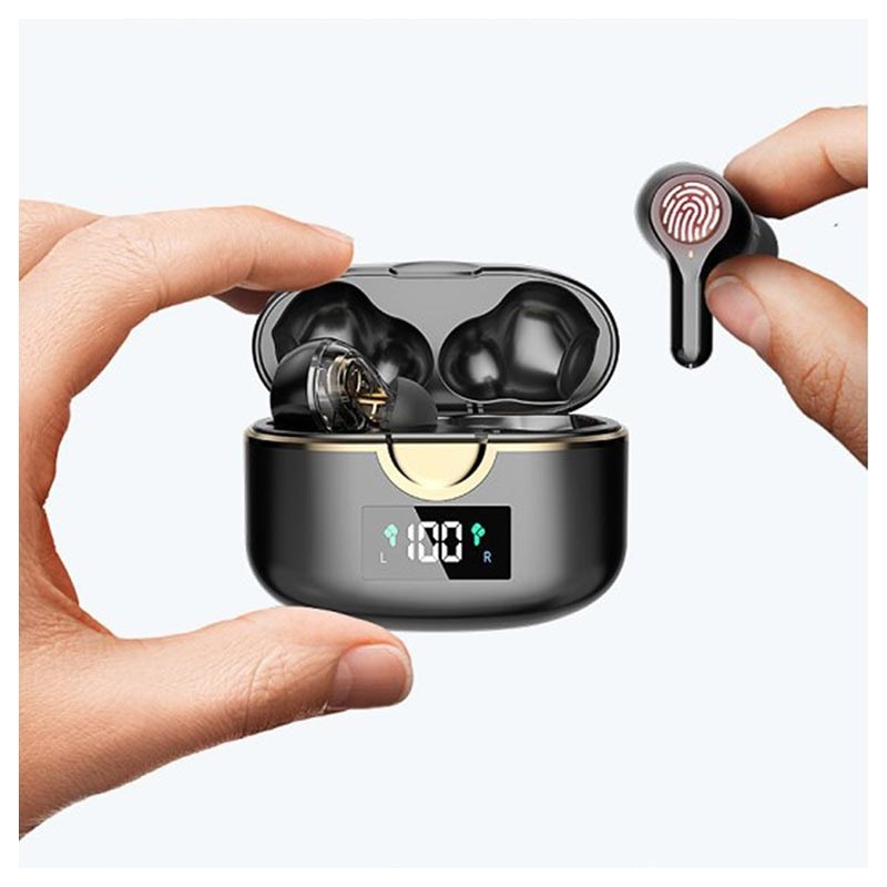 Dual-Driver TWS Hörlurar med LED Display T22