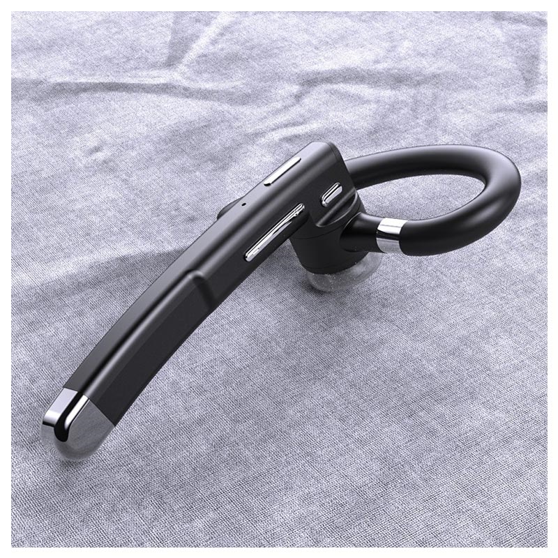 Mono Bluetooth-headset med Laddningsfodral YK520 - Svart