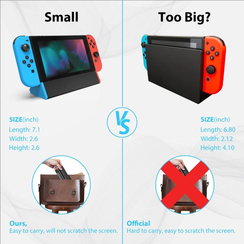 Laddningsdocka med flera portar för Nintendo Switch / Switch OLED (LAN ...